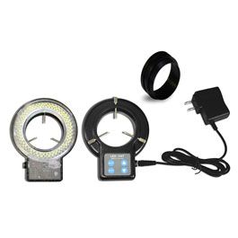 LED Four-Zone Ring Light w/Light Intensity Control